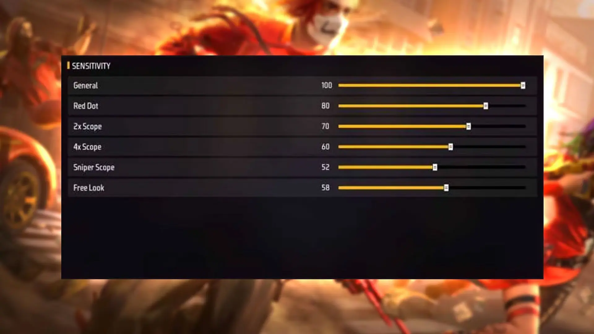 Free Fire Best Sensitivity Settings For Headshots